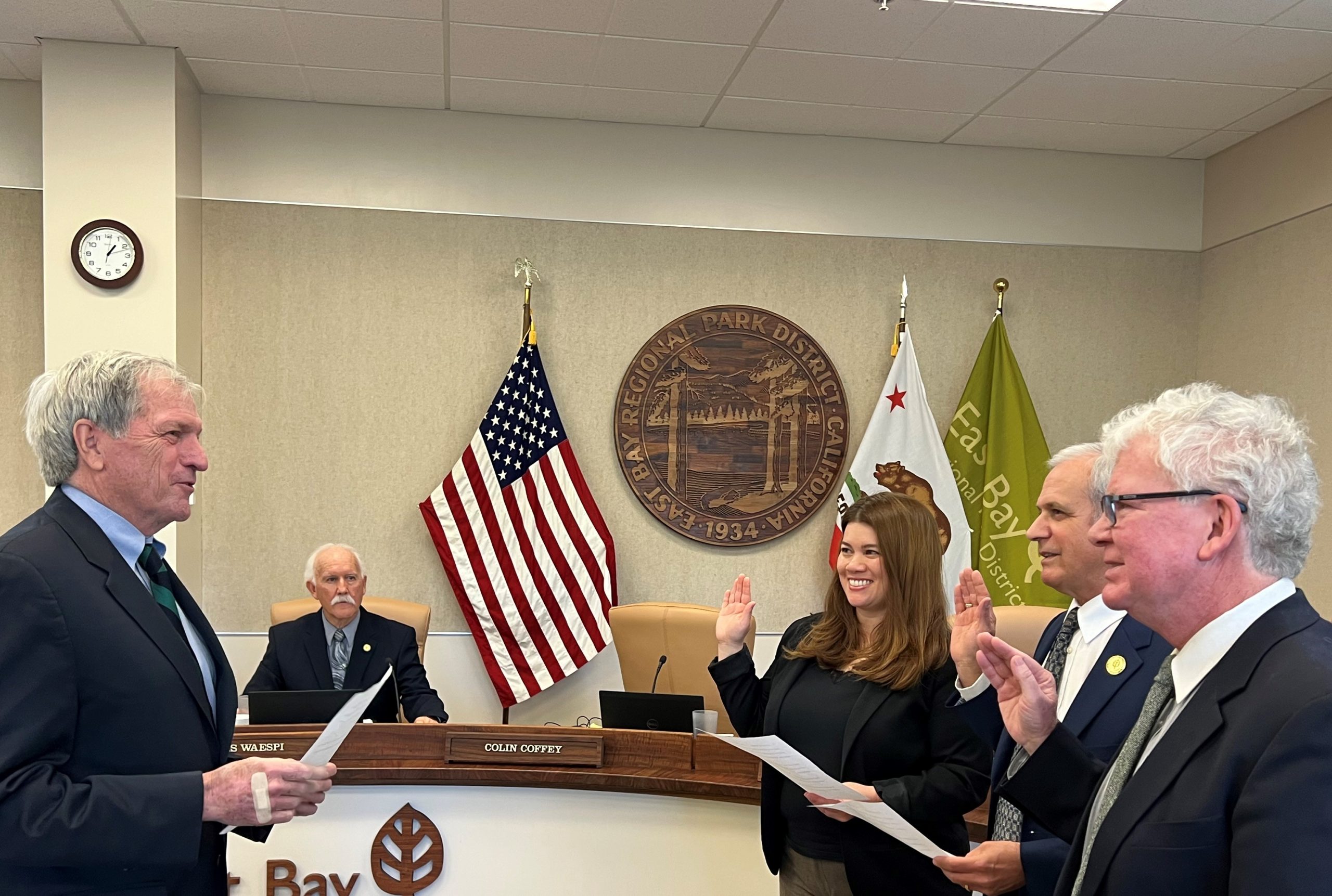 New EBRPD directors sworn into office - Danville San Ramon