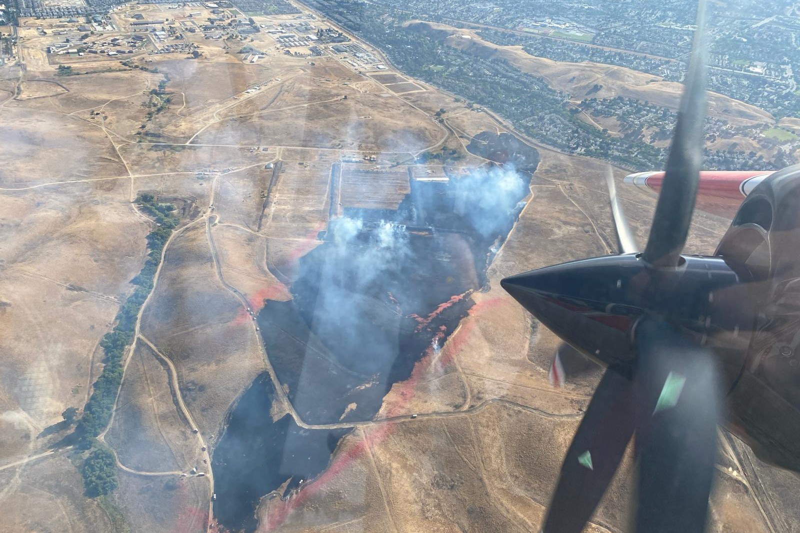 Crews battling Parks Fire near Dublin-San Ramon border - Danville San Ramon